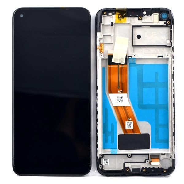 TOUCHSCREEN + DISPLAY LCD + FRAME PER SAMSUNG GALAXY M11 M115F NERO ...