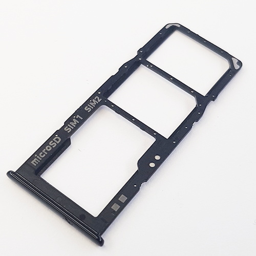 SIM TRAY DUAL SIM+SDCARD TRAY PER SAMSUNG GALAXY A30S A307F NERO ...