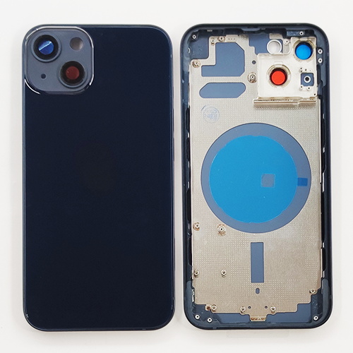 COVER POSTERIORE+FRAME PER APPLE IPHONE 13 MEZZANOTTE,IPHONE 13