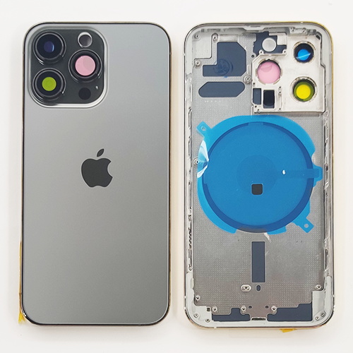 COVER POSTERIORE+FRAME PER APPLE IPHONE 13 PRO GRAPHITE,IPHONE 13 PRO