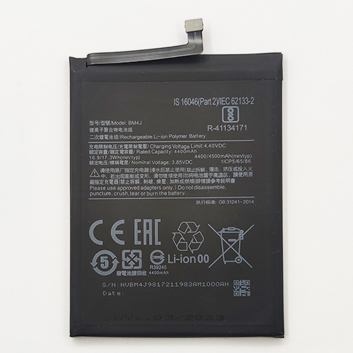 BATTERIA PER XIAOMI REDMI NOTE 8 PRO BM4J NO LOGO,REDMI NOTE 8 PRO